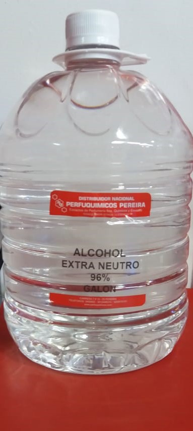 ALCOHOL EXTRA NEUTRO GALÓN | Perfuquimicos Pereira S.A.S